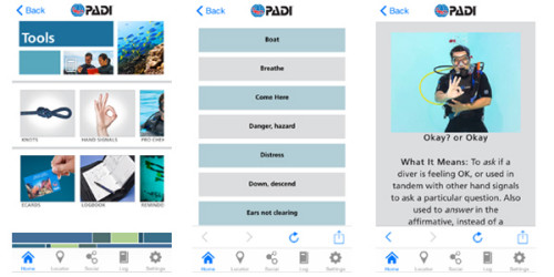 PADI App - Hand signals - PADI Pros
