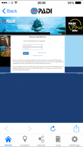 PADI App Feature: PADI Pros' Site - PADI Pros