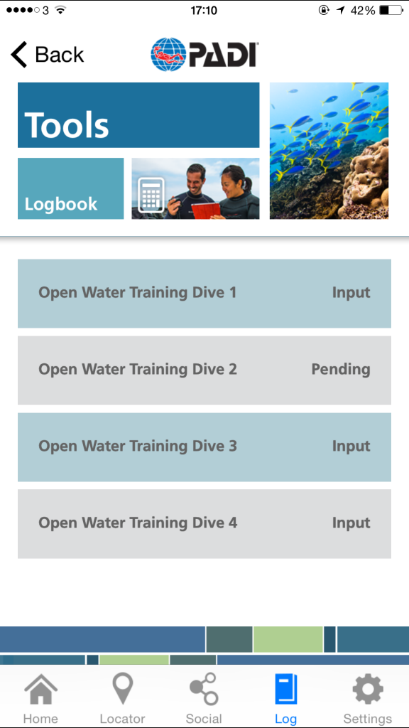 Log Training Dives Using the PADI App - Scuba Fusion Dive Center