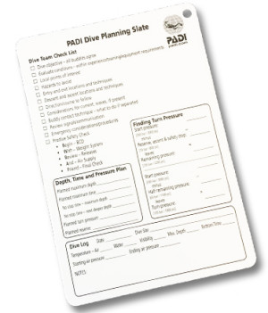 Plan the Dive - Dive the Plan with the PADI Skill Practice and Planning ...