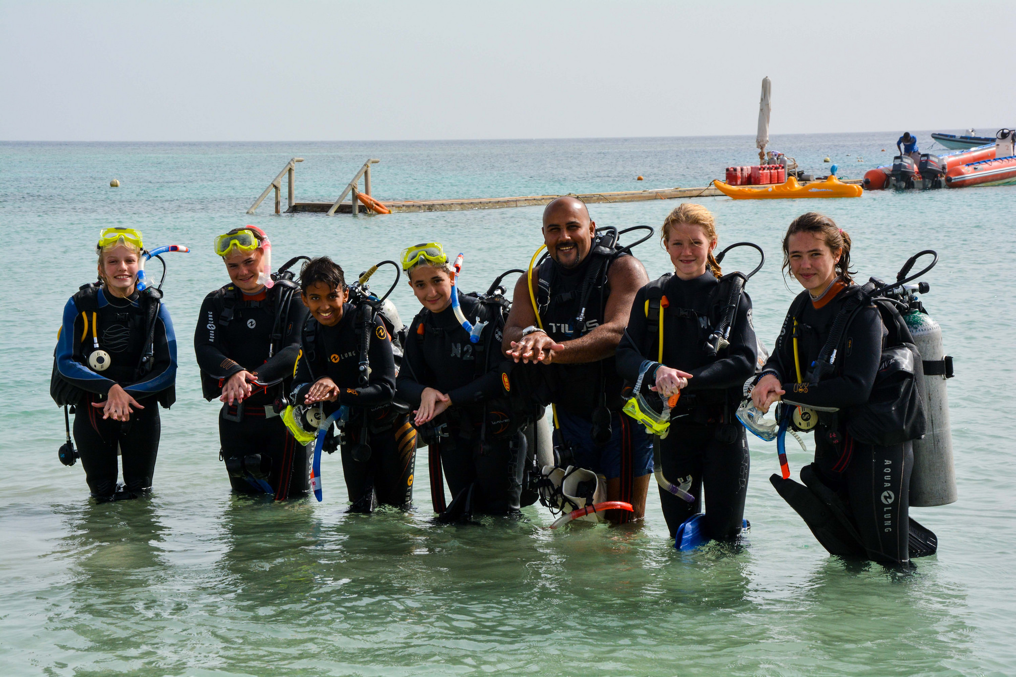 Egyptian Divers of the future at Red Sea Diving Safari – Marsa Shagra ...