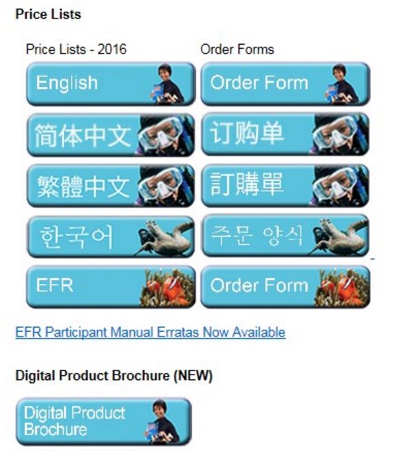 Revised PADI Digital Product Suite Brochure - PADI Pros