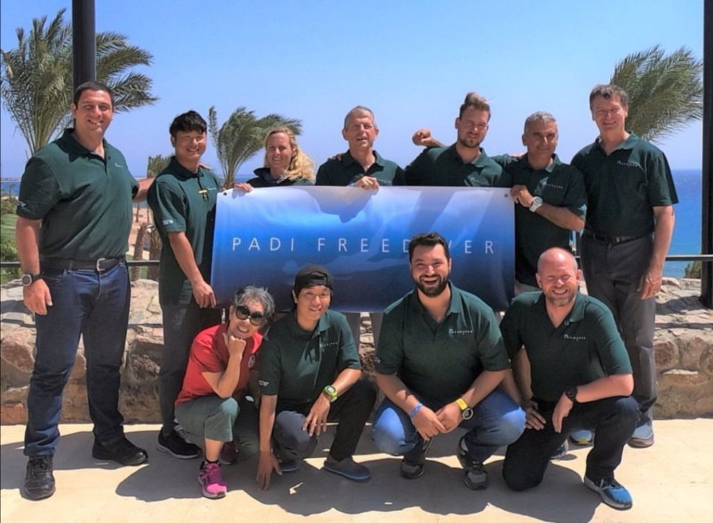 New PADI Freediver Instructor Trainer in UAE: Bassel Ounah - PADI Pros