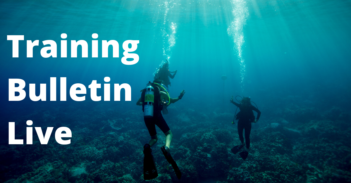 Training Bulletin Live – Webinar Schedule 3Q 2020 - PADI Pros