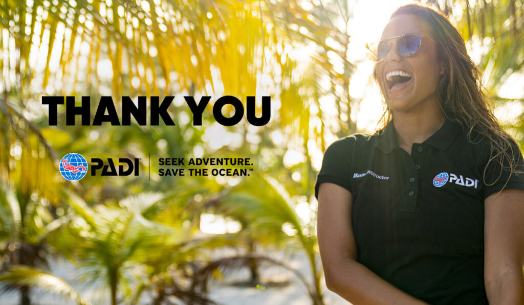 Thank-You English - PADI Pros