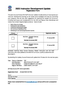 Instructor Development Update 2023 - PADI Pros