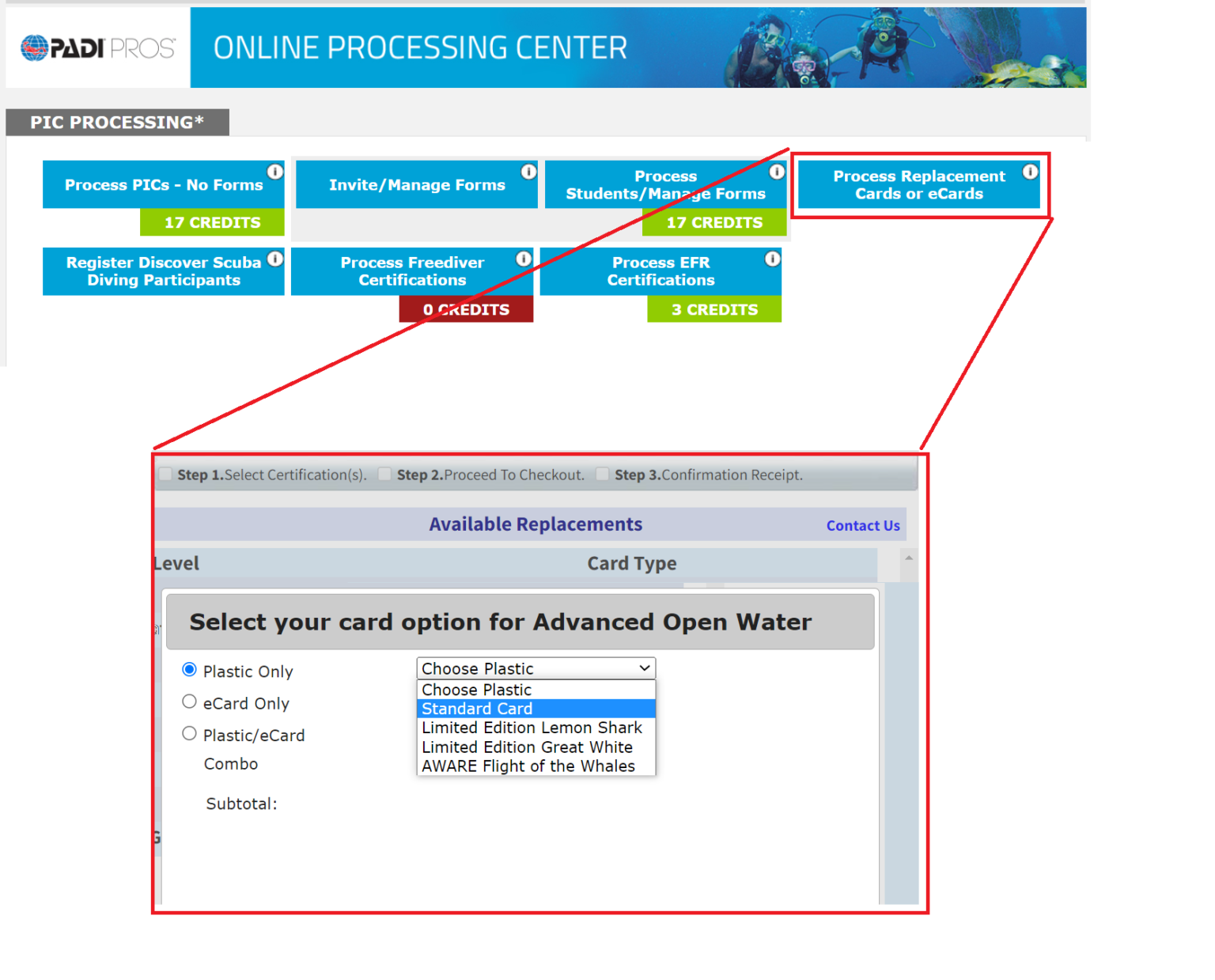 PADI eCards: An FAQ for PADI Members