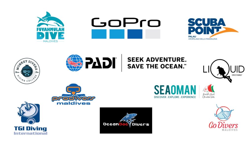 Stand Partner logos - Boot 2024 - PADI Pros