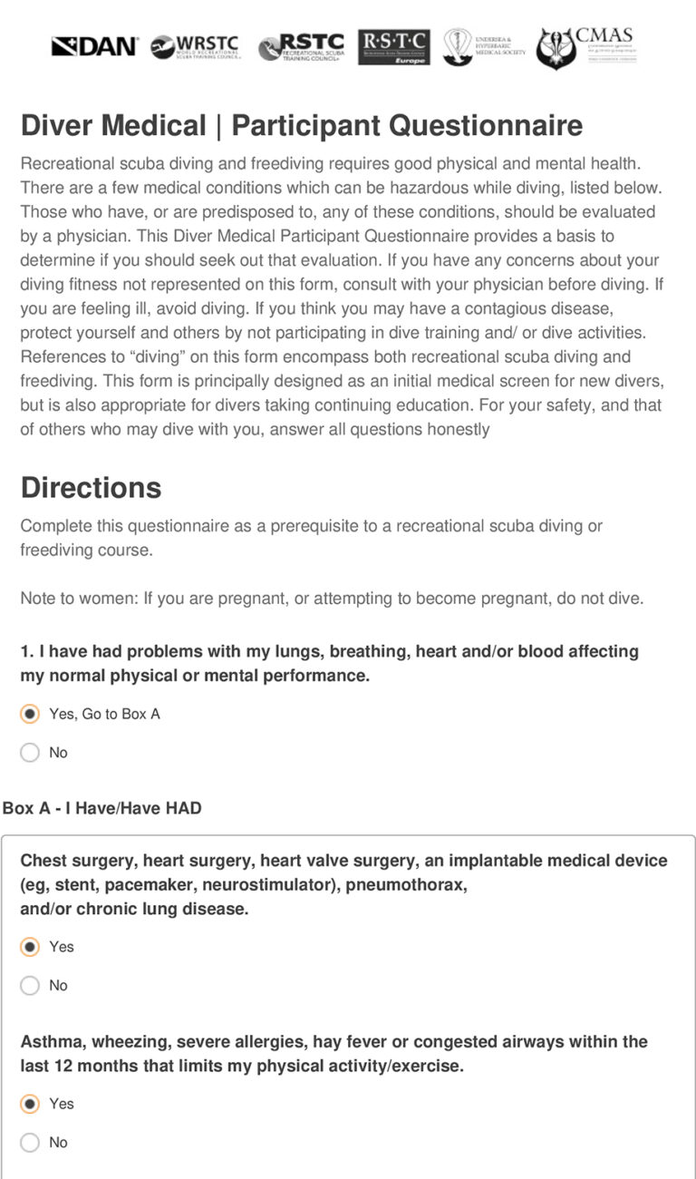 Digital Forms Expand - PADI Pros