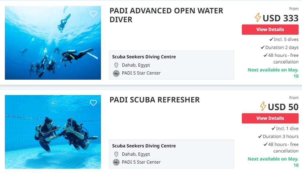 courses-on-PADI-adventures - PADI Pros
